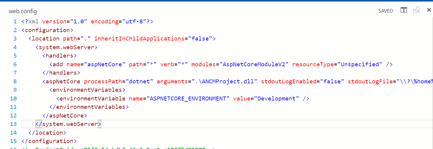 ANCM not reading “ASPNETCORE_ENVIRONMENT” variable from local environment. | Microsoft Community Hub
