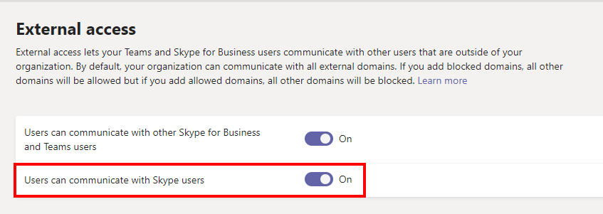 Setting External access options via powershell | Microsoft Community Hub