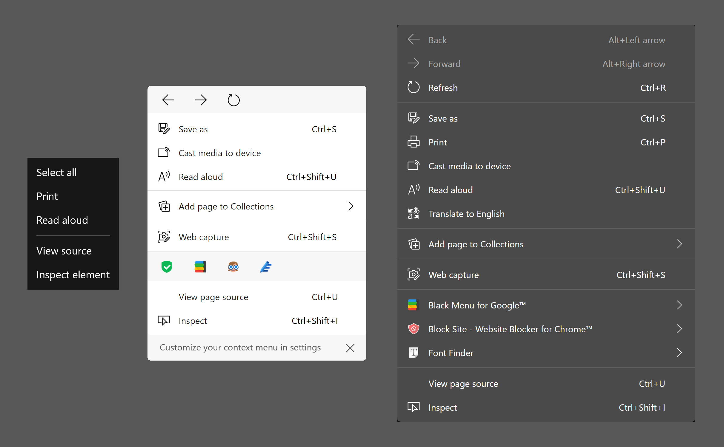 CONCEPT: Improving Edge's context / right click menu | Microsoft ...