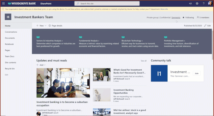 Security and Compliance controls in SharePoint, OneDrive, and Teams ...