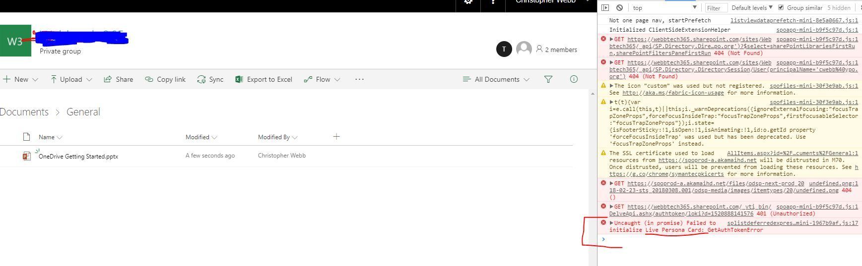 User hover cards causing Team/Group Guest users SharePoint access ...