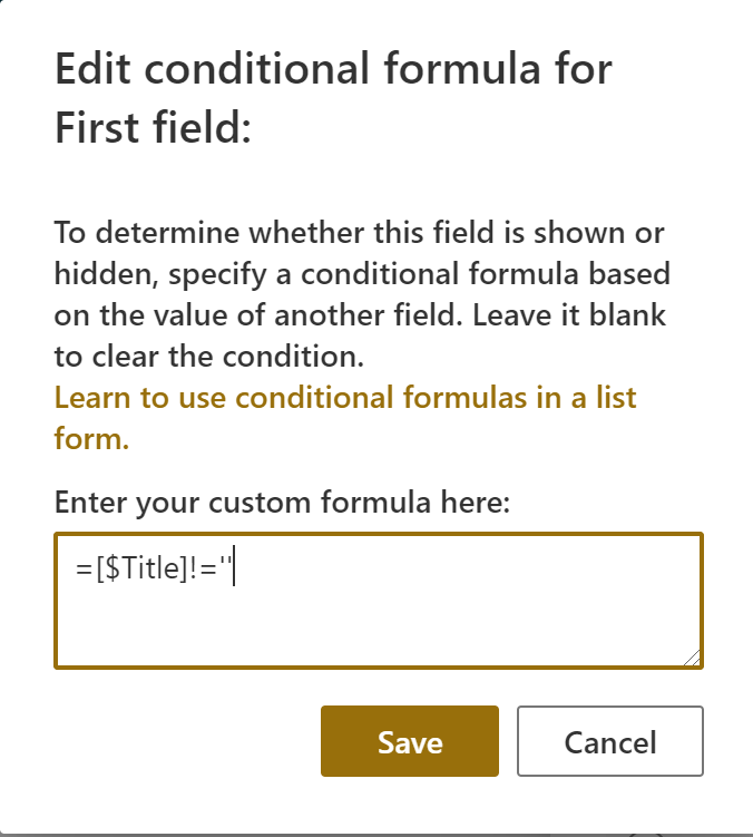 SharePoint list conditional formulas | Microsoft Community Hub