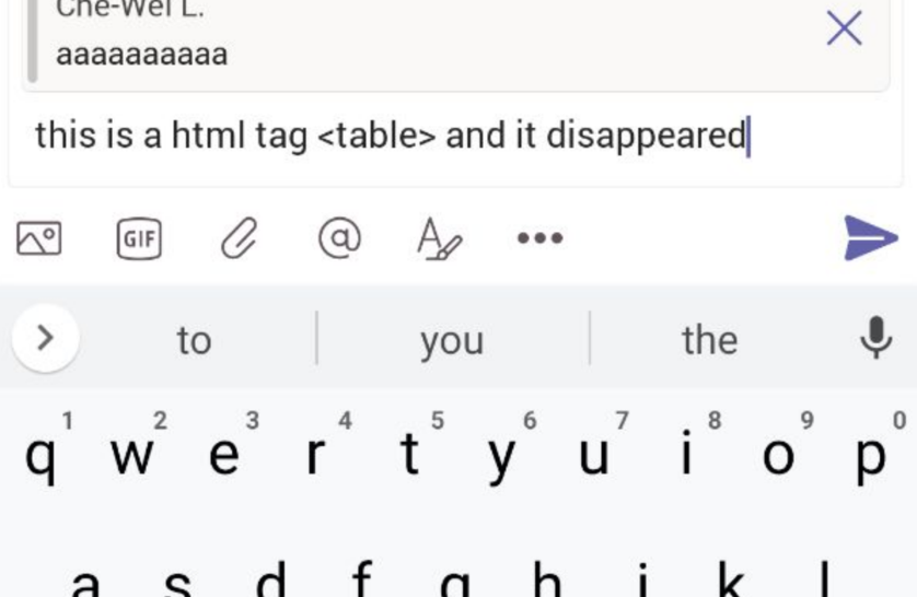 Replying a message with html tags won't render properly | Microsoft ... Replying a message with html tags won't render properly | Microsoft ...