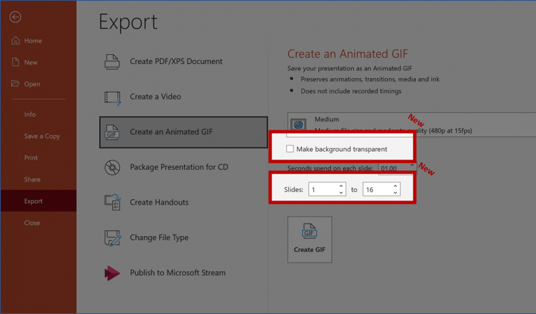Export animated GIFs with transparent backgrounds | Microsoft Community Hub