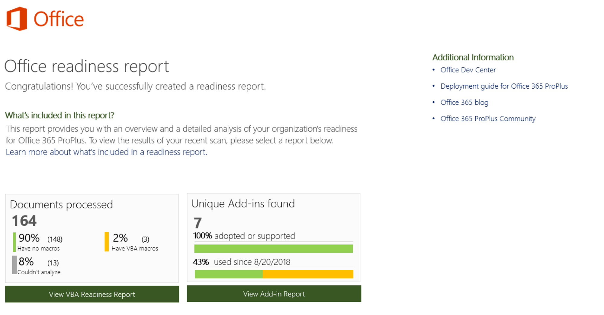 Sample file for the Readiness Toolkit for Office add-ins and VBA | Microsoft Community Hub