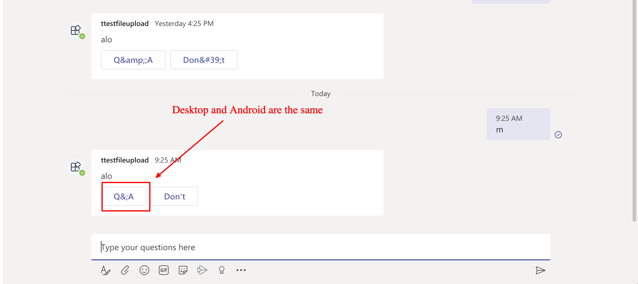 [Teams] Button label on iPhone does not escape html | Microsoft ...