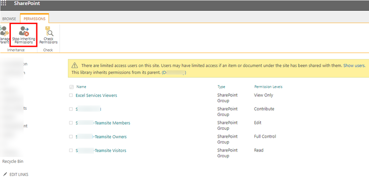 SharePoint - How to bypass the 100'000 items limitation to manage permissions inheritance ...