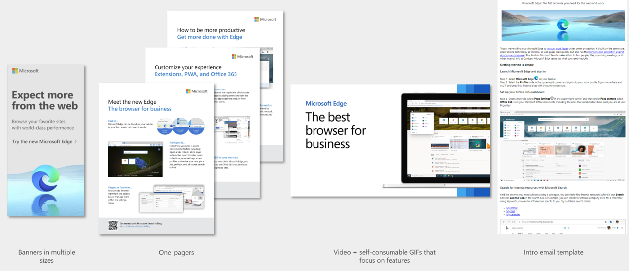 Microsoft Edge User Content for Communication and Training | Microsoft ...