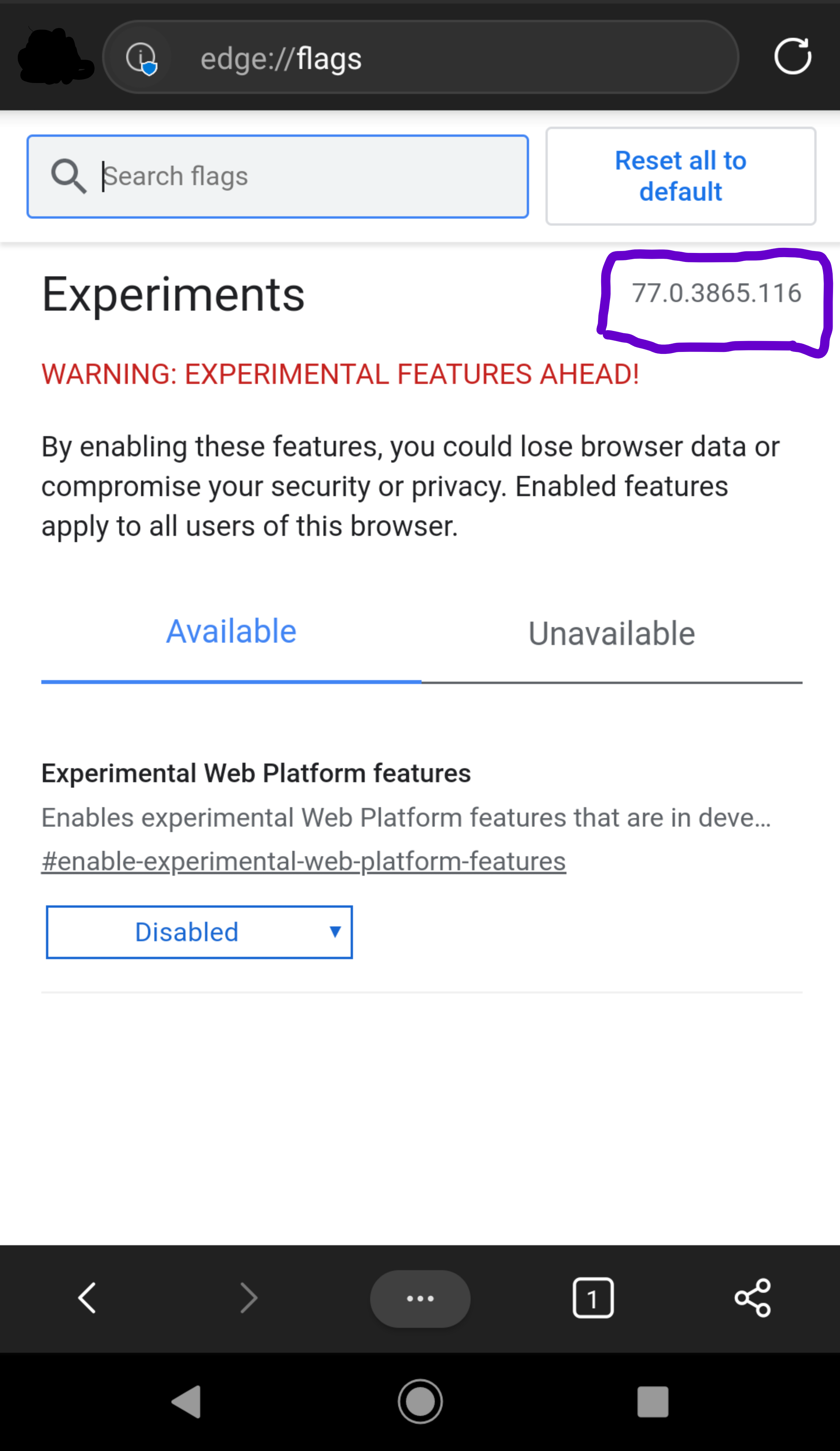 [FIXED] Need someone from Edge team answer why Edge mobile is using ...