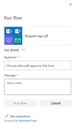 Introducing "Request sign-off" - an approval flow that requires no set ...