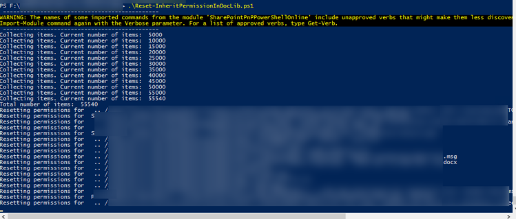 Sharepoint How To Reset Inheritance Permission Set Into An Sp Doclib Folder Or File