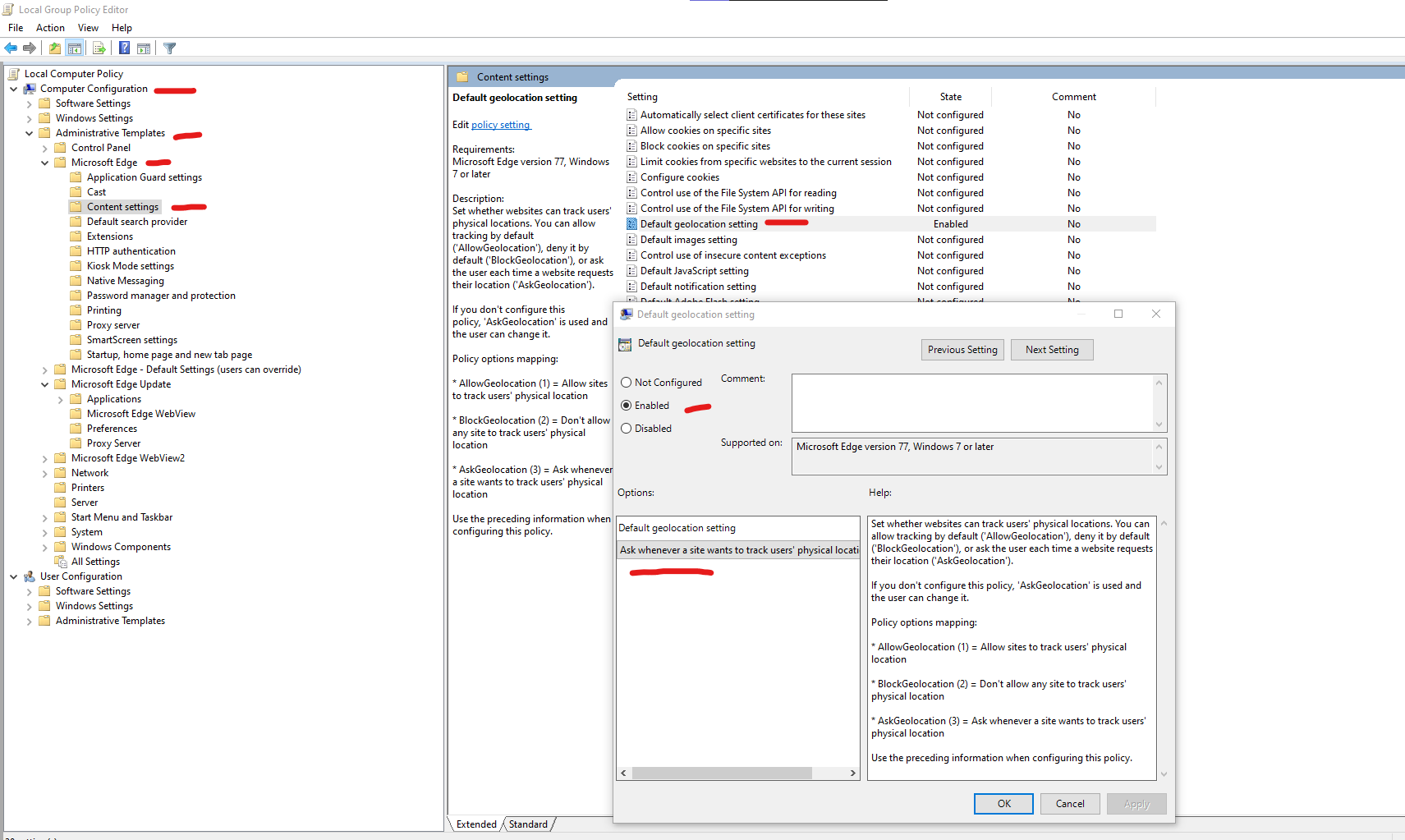 Found a bug in Edge 87 policy | Microsoft Community Hub