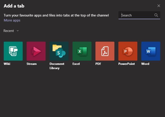 SharePoint tab missing in "Add a tab" Screen | Microsoft Community Hub