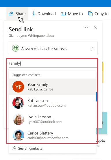 OneDrive family and group sharing now available | Microsoft Community Hub
