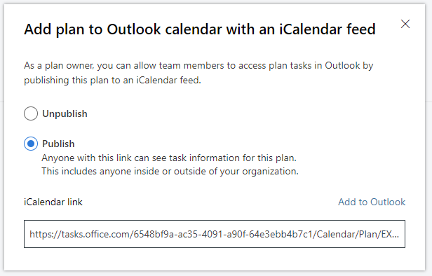 View Planner tasks on your Outlook calendar | Microsoft Community Hub