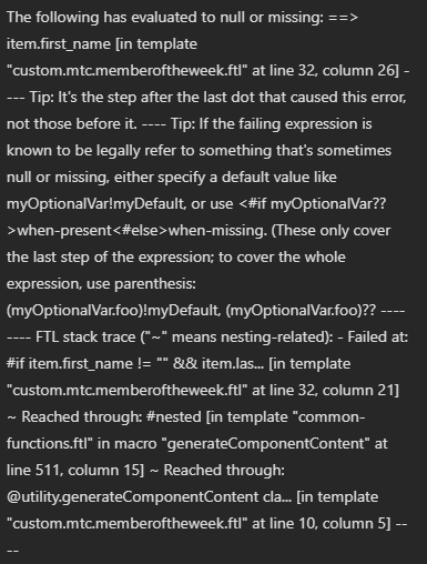 Member of the Week not displaying correctly | Microsoft Community Hub