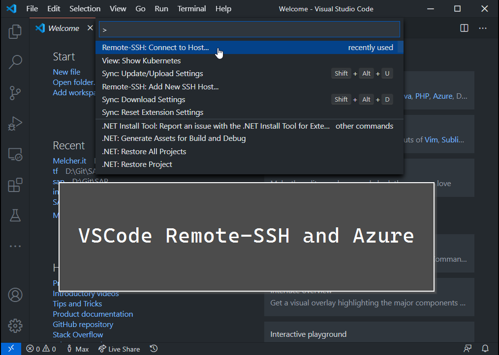 VSCode Remote-SSH with Azure | Microsoft Community Hub