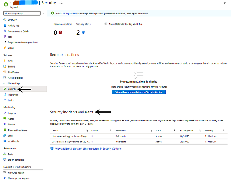 Microsoft Defender for Key Vault | Microsoft Community Hub