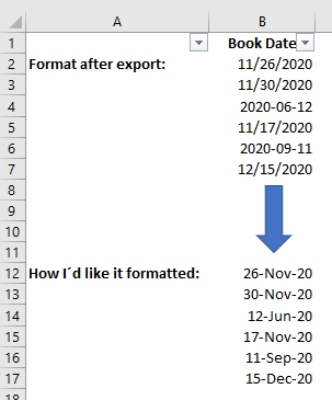 Date formatting - mix of slash and dash dates | Microsoft Community Hub