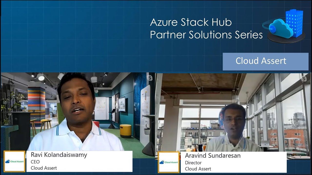 Azure Stack Hub Partner Solutions Series - Cloud Assert