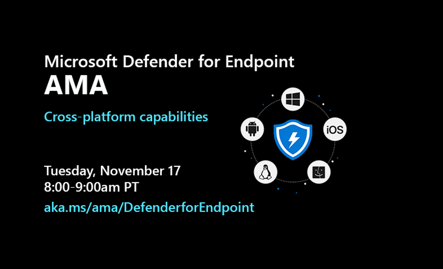 Join us for the Microsoft Defender for Endpoint AMA cross platform ...