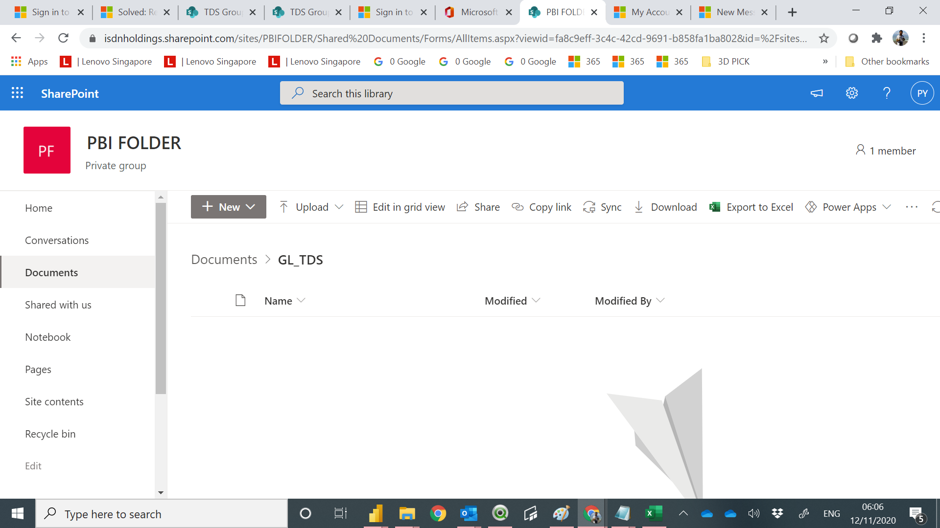 How to create share folder at SharePoint to share with my colleague ...