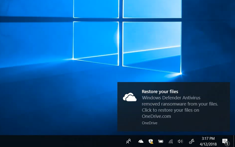 OneDrive Files Restore and Windows Defender takes ransomware protection ...