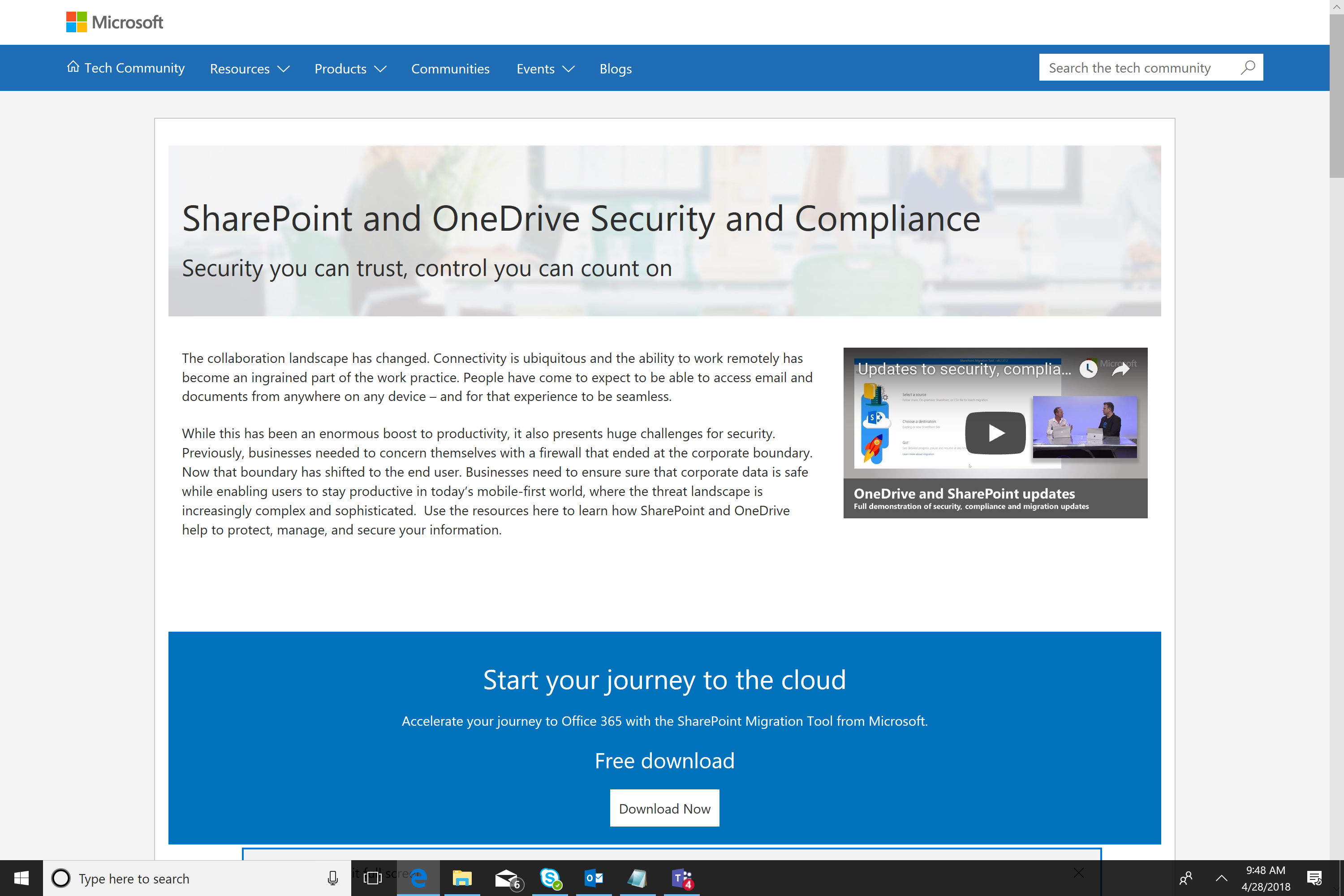 A new customer resource for SharePoint and OneDrive security and compliance news, training, and ...