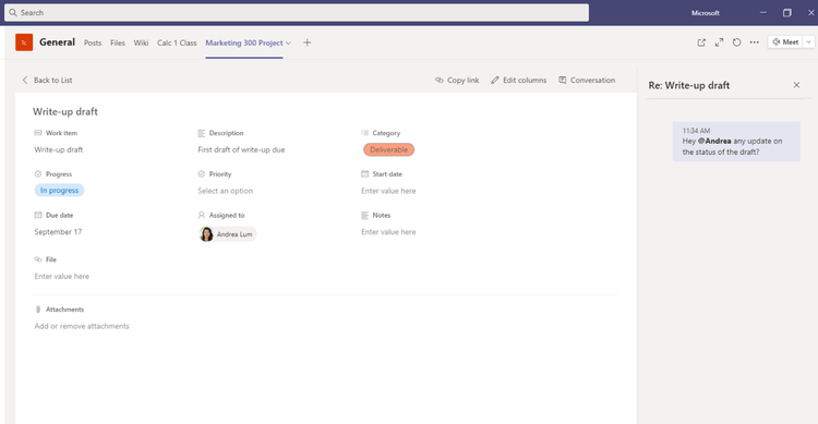 Organize School and Class Information with Microsoft Lists | Microsoft ...