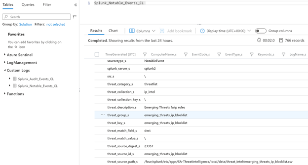 How to export data from Splunk to Azure Sentinel | Microsoft Community Hub