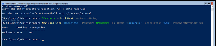 How To create a Windows Server 2019 NAS / FileServer from the command line