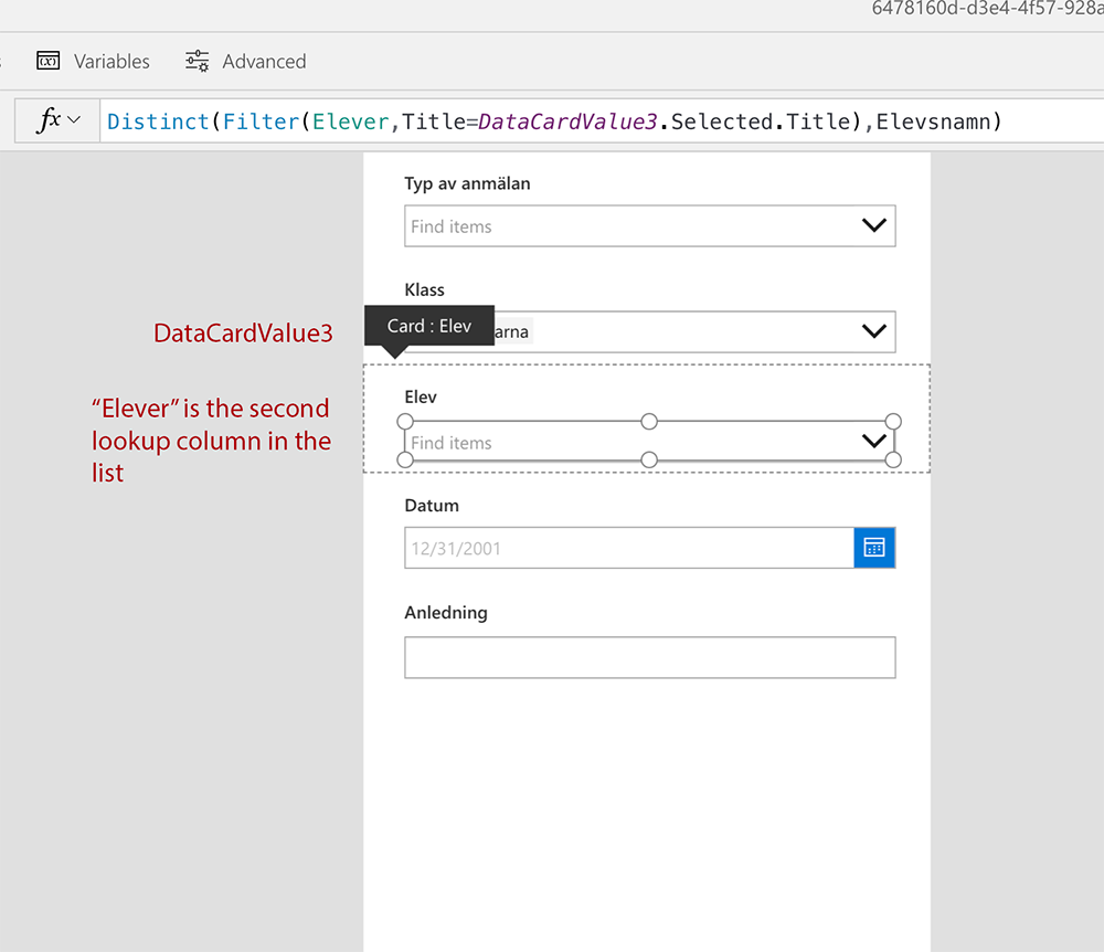 Help with a customized list form (powerapp) | Microsoft Community Hub