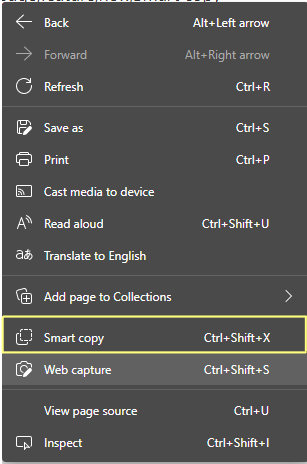 Smart Copy is Available in Edge Now! | Microsoft Community Hub