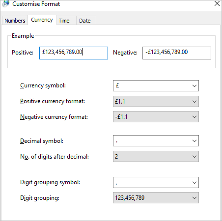 changing the default currency format | Microsoft Community Hub