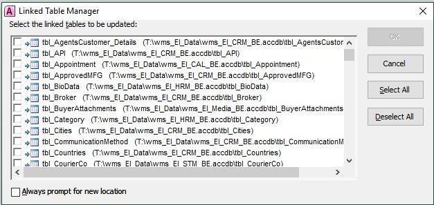 A facility to group tables under its parent database in the Linked ...