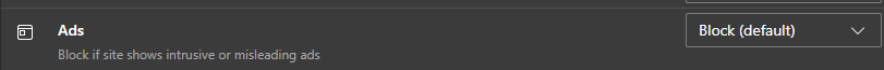 AdBlocking is enabled by default in Edge! | Microsoft Community Hub
