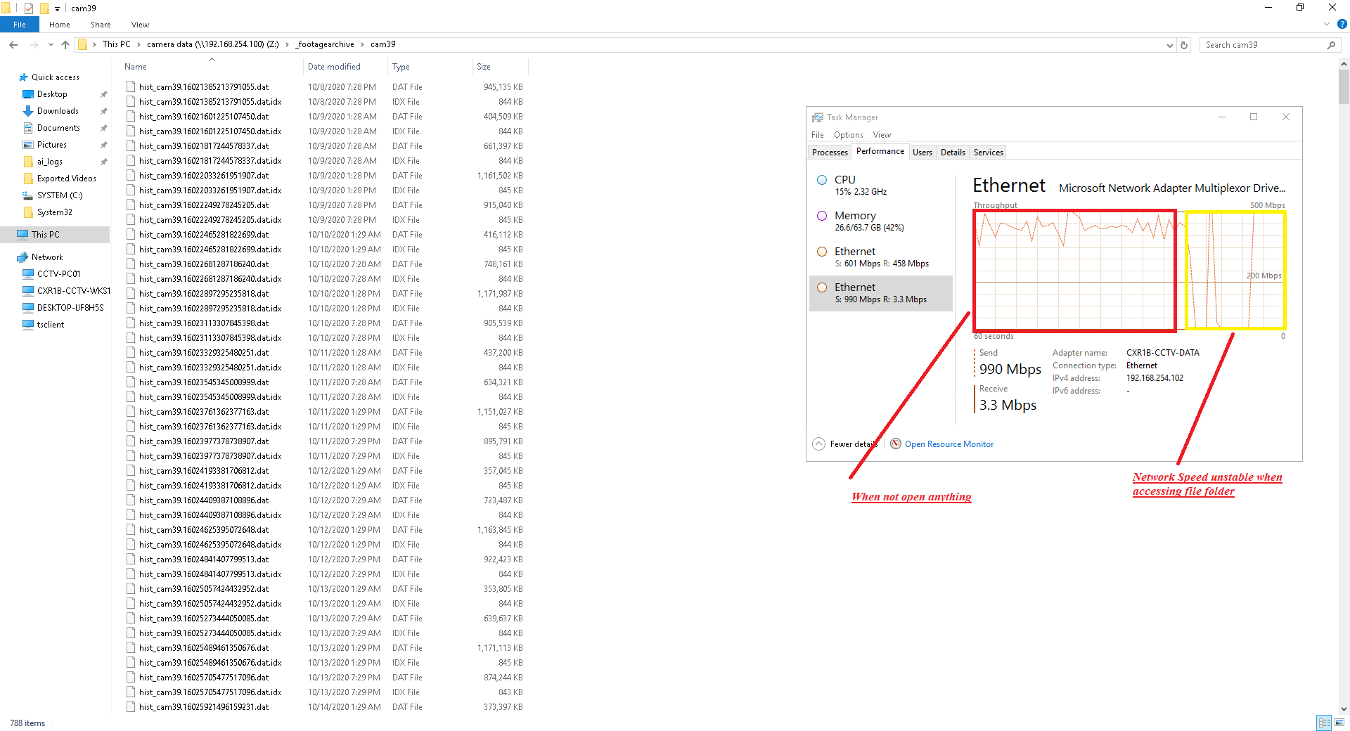 Network speed unstable when access to file on network drive using SMB | Microsoft Community Hub