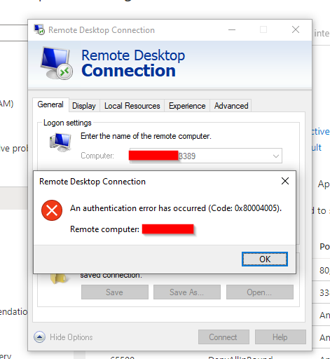 Created A Windows Server 2016 Vm In Azure Unable To Rdp To It