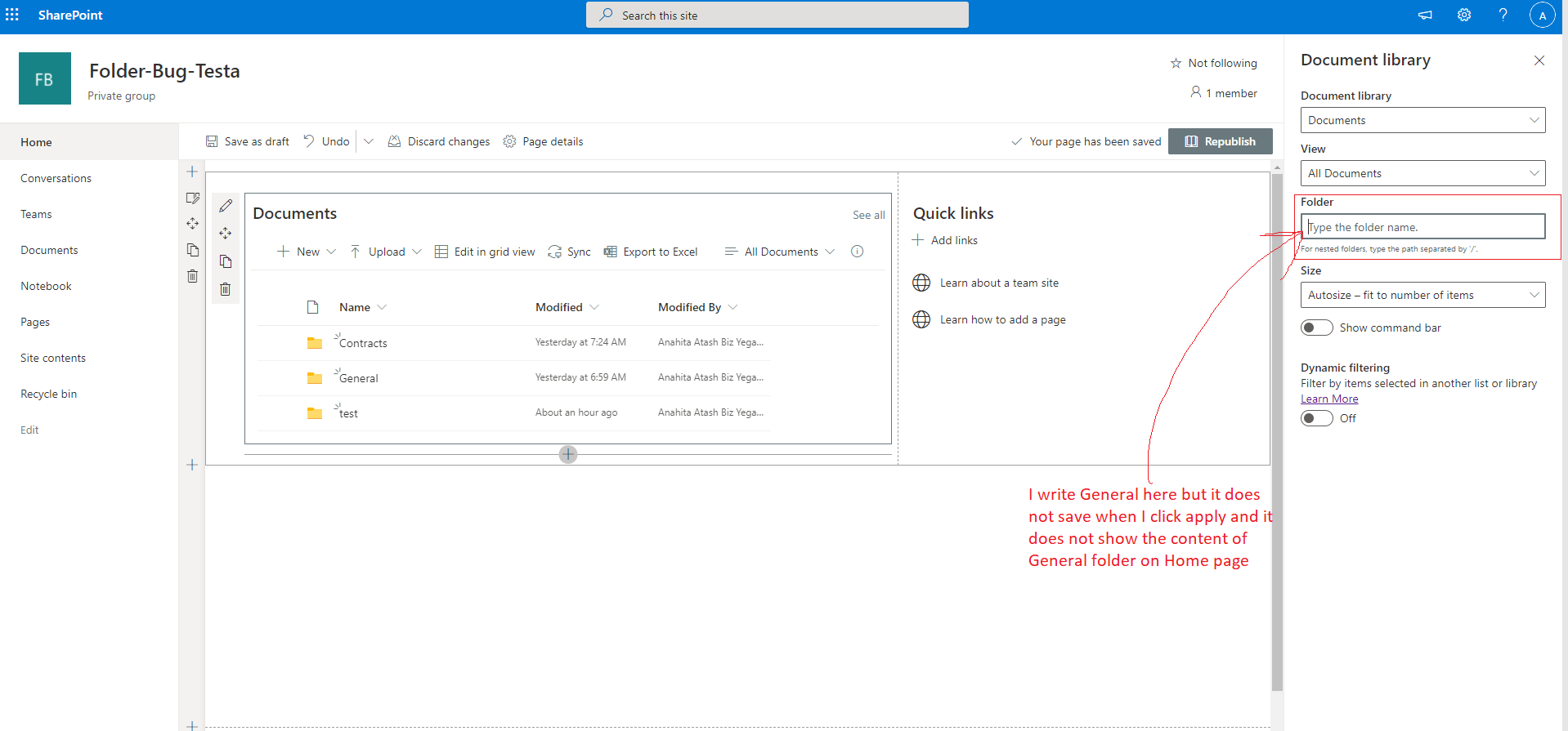Document library webpart on SharePoint Online | Microsoft Community Hub