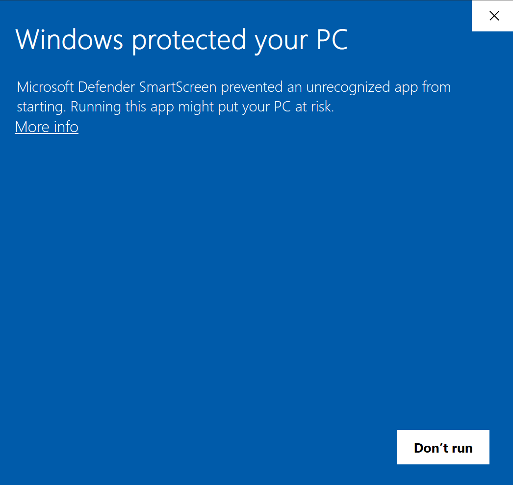 New version of our software gets SmartScreen warning even though the ...