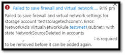 Troubleshooting Storage Firewall Issues | Microsoft Community Hub