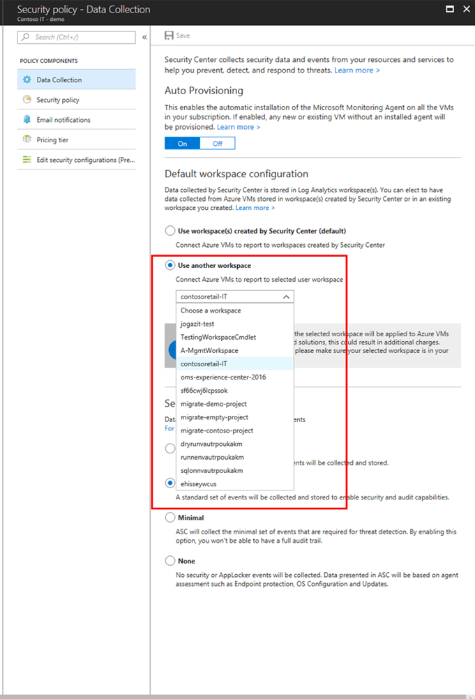 Protect virtual machines across different subscriptions with Azure Security Center | Microsoft ...