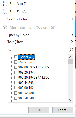 Please help: how to select multiple filter criteria in the filter drop ...