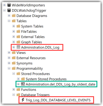 Logging Schema-changes in a Database using DDL Trigger | Microsoft Community Hub