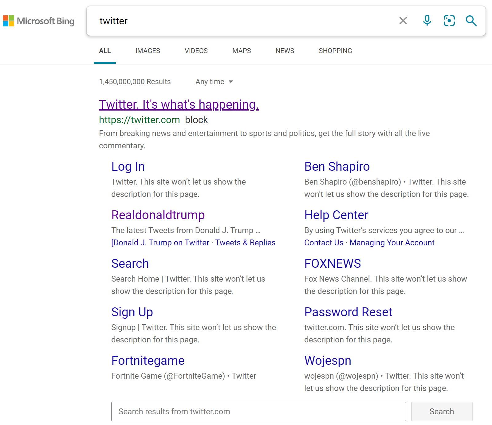 Bing shouldn't be biased towards politics | Microsoft Community Hub