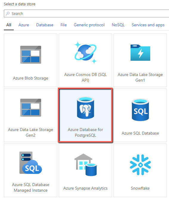 ADF connector updates: Azure Database for PostgreSQL, REST and Excel ...