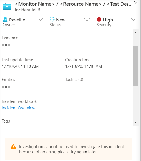 Evidence and entities for a REST API created incident | Microsoft ... Evidence and entities for a REST API created incident | Microsoft ...