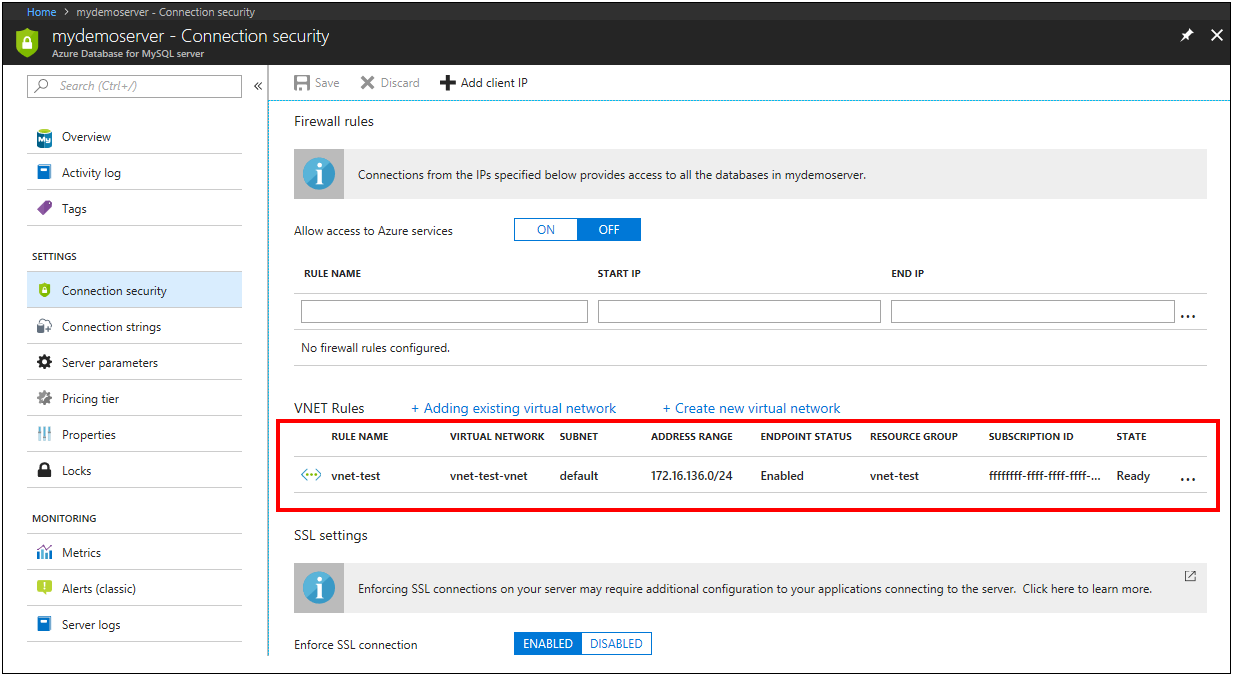 VNet service endpoints for Azure database services for MySQL and PostgreSQL in preview ...