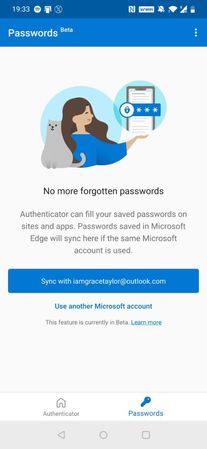 Now, autofill your saved passwords from Microsoft Edge on your phone ...