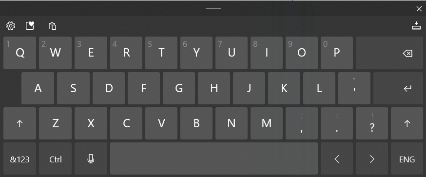 The transparency effect should exist when touch keyboard is docked to the bottom of the screen ...